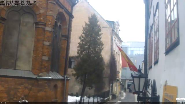 The Narrow Streets of Old Riga | Baltic Live Cam